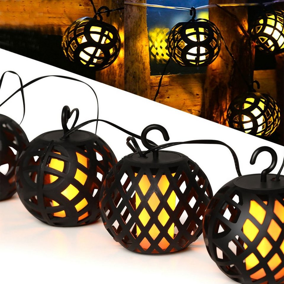 oyajia LED Solarleuchte 1/2 x Solar Lichterkette mit 8er Set Laternen ... oyajia LED Solarleuchte 1/2 x Solar Lichterkette mit 8er Set Laternen ...
