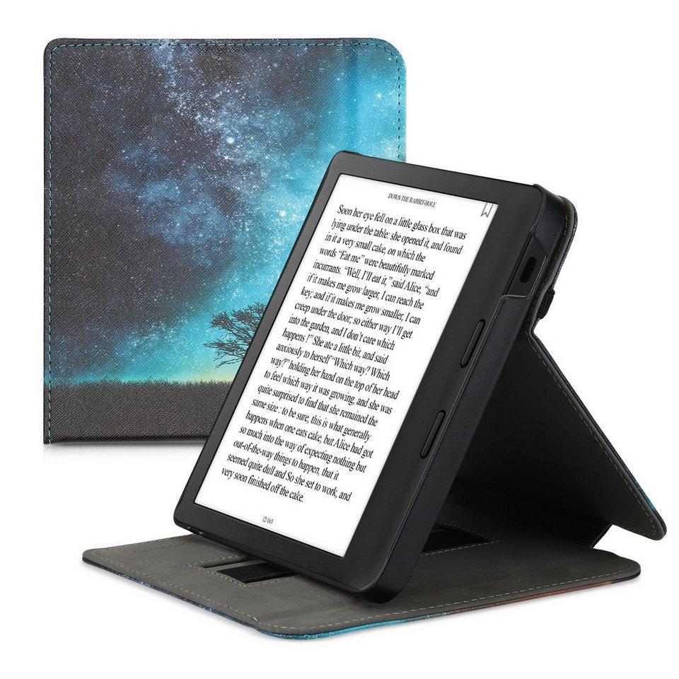 Kwmobile E Reader Hülle Hülle Für Kobo Libra 2 Schlaufe Ständer E