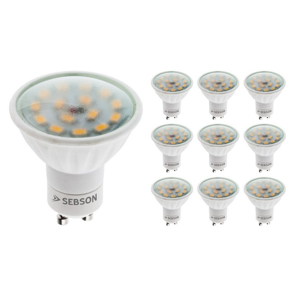 SEBSON »LED Lampe GU10 warmweiß 5W 380 Lumen, GU10 LED Strahler 230V ... SEBSON »LED Lampe GU10 warmweiß 5W 380 Lumen, GU10 LED Strahler 230V ...