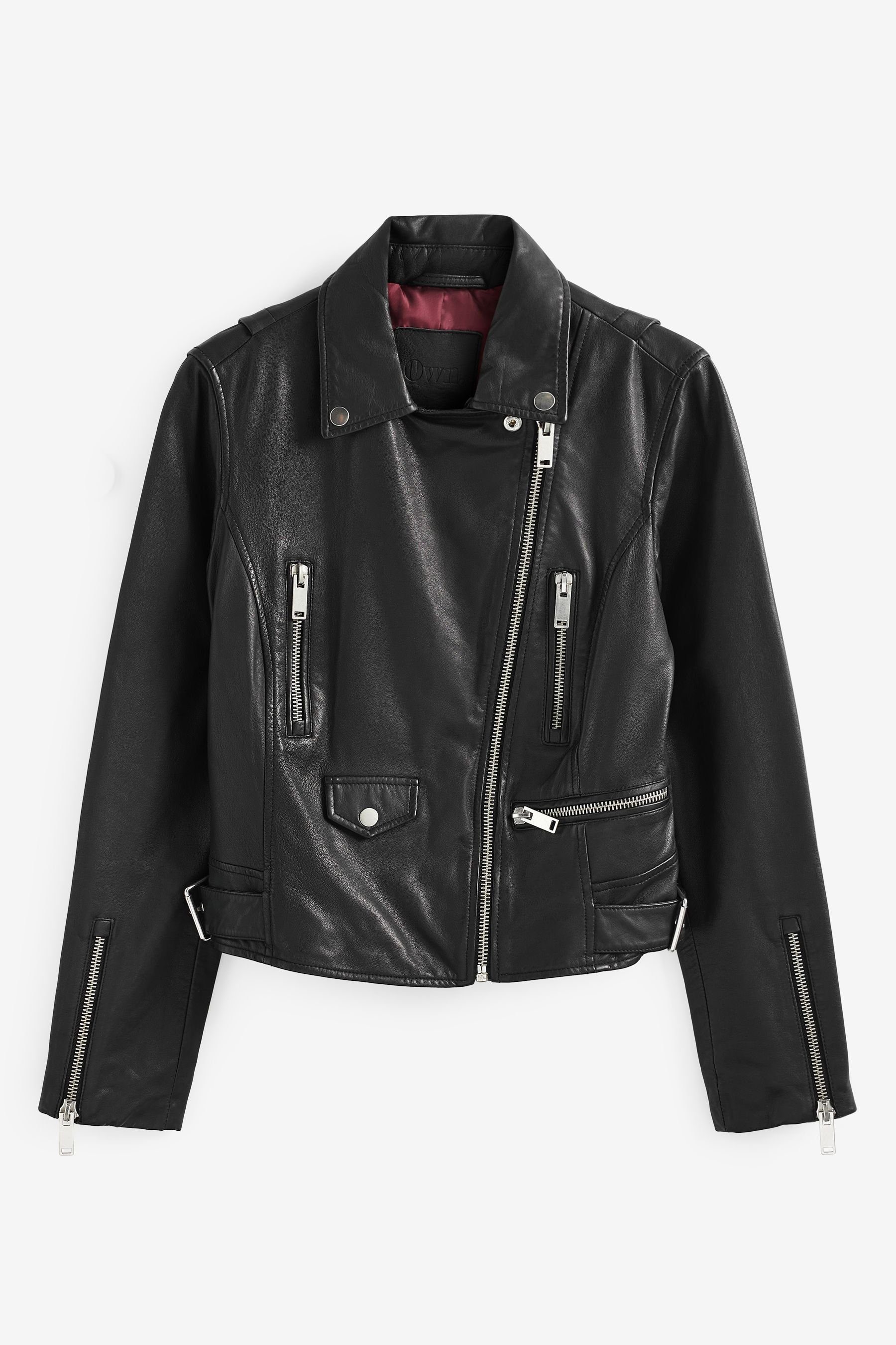 Next Lederjacke Own Premium Bikerjacke Aus Echtem Leder 1 St