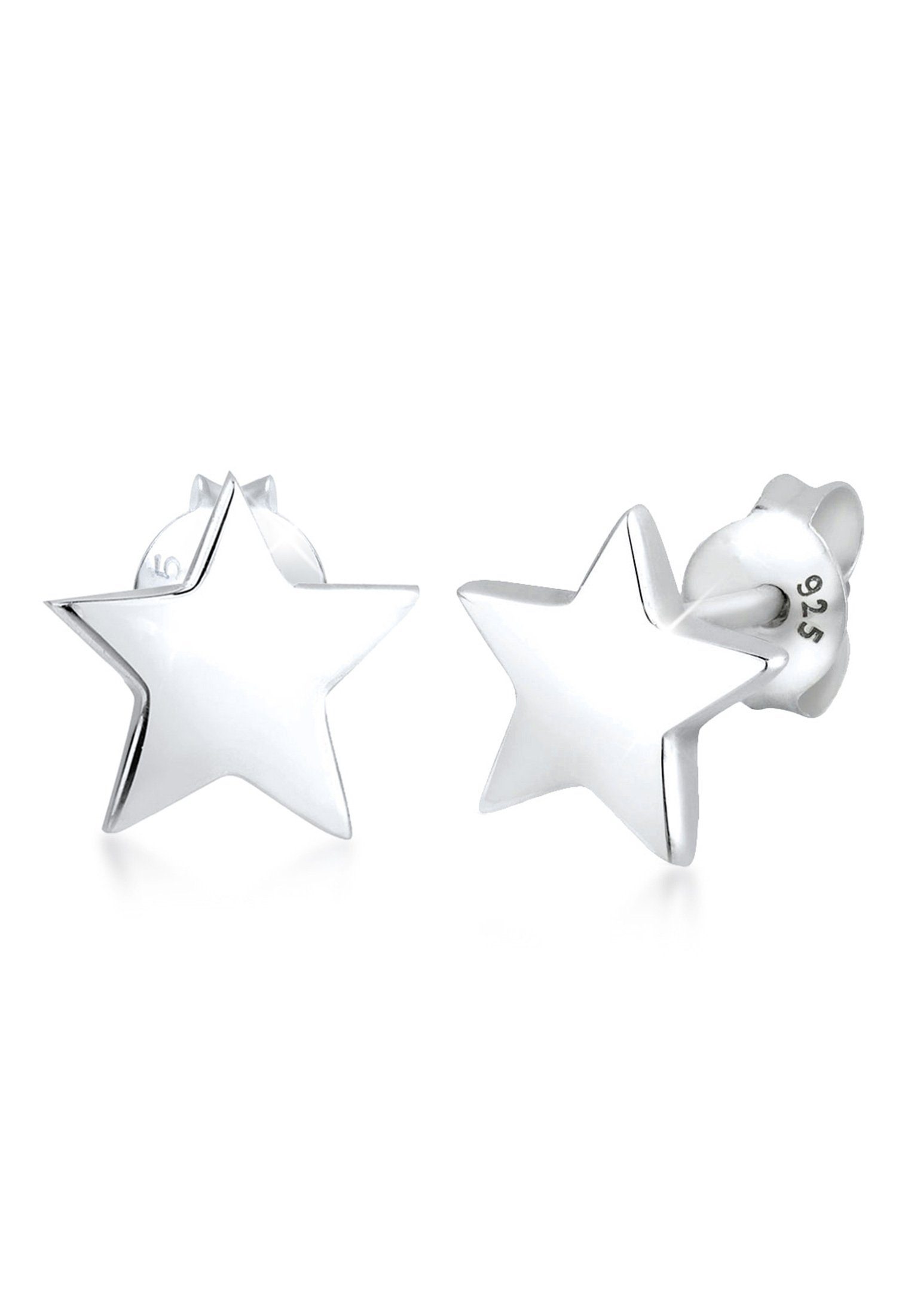 Elli Paar Ohrstecker Stern Astro Trend Filigran Basic 925 Silber, Stern ...