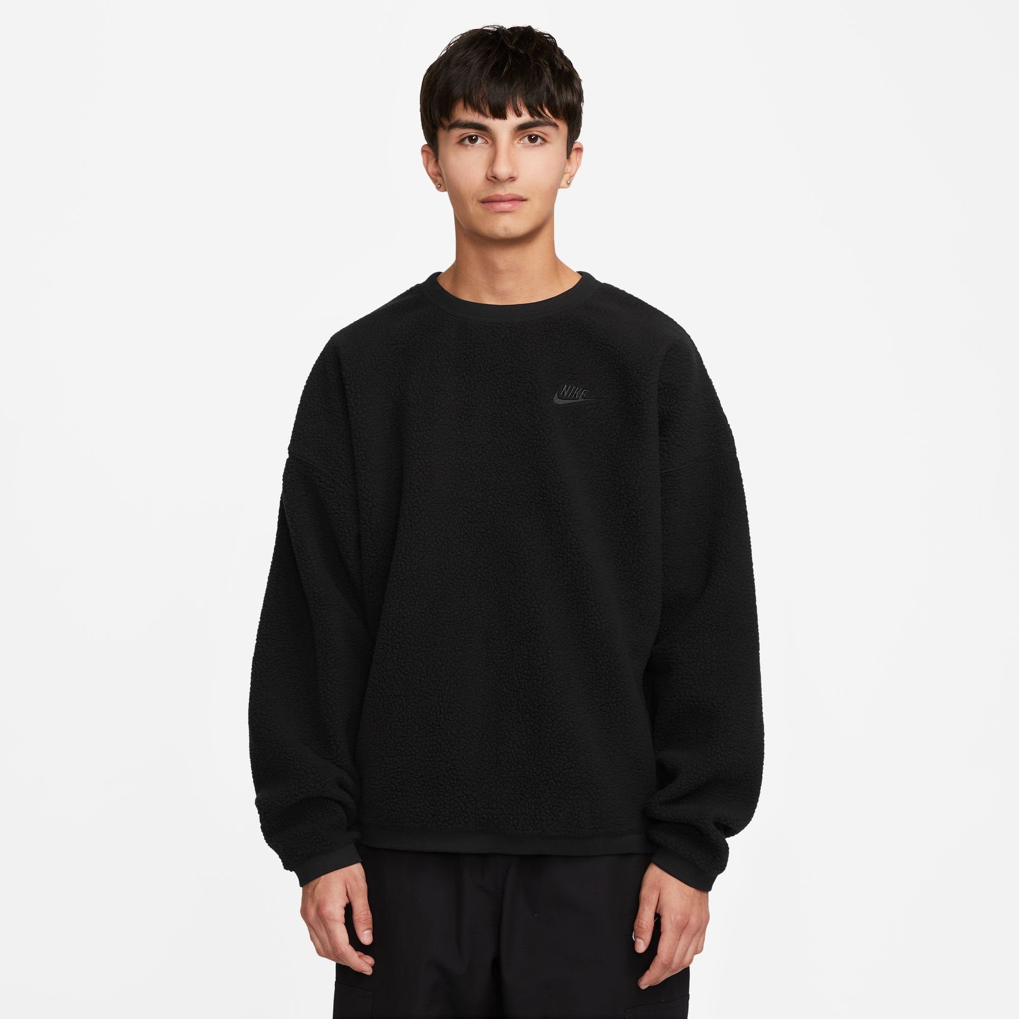 Nike Sportswear Sweatshirt CLUB FLEECE+ MEN'S SHERPA WINTERIZED CREW