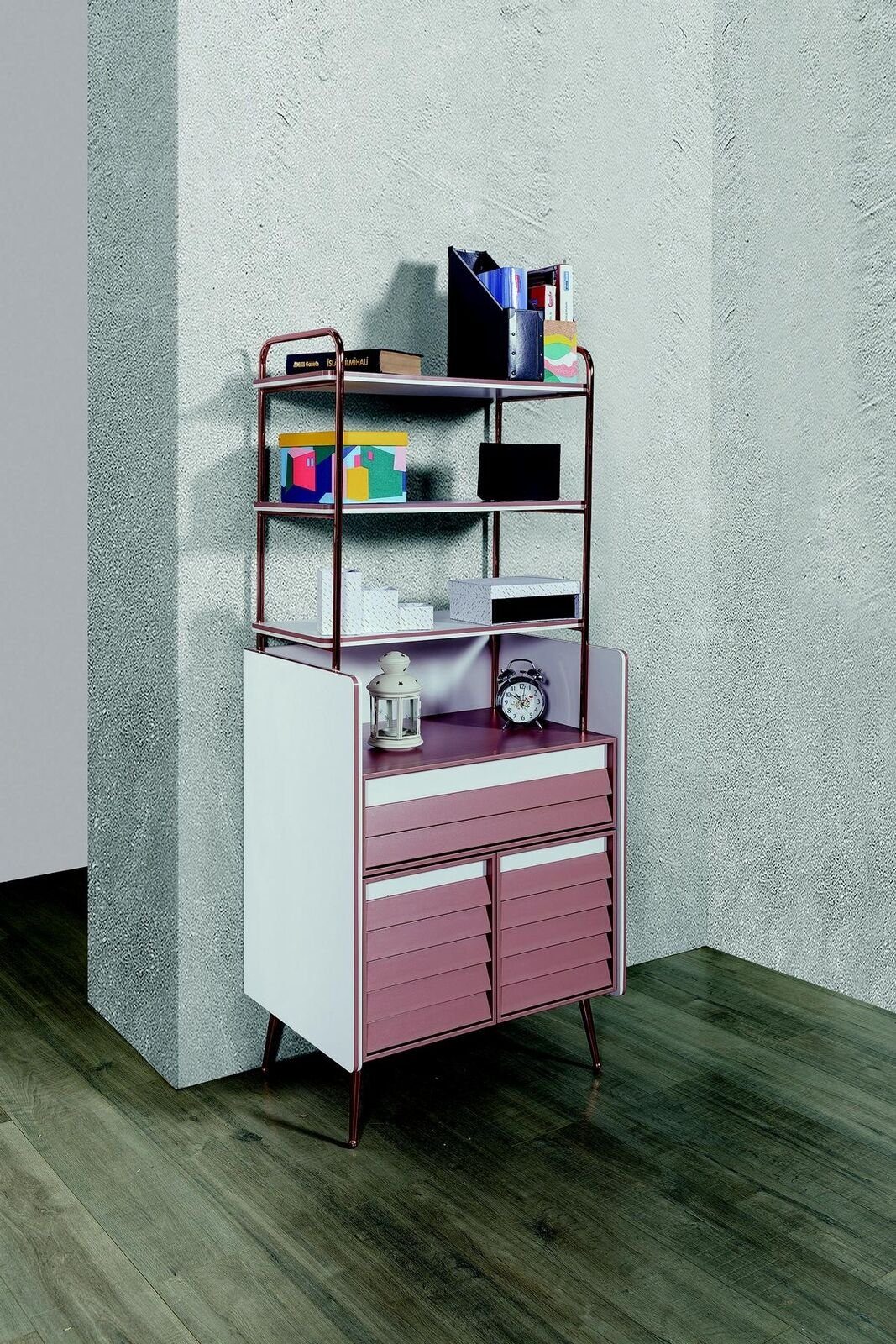 Jvmoebel Bücherregal Bücherschrank Mehrzweck Jugendzimmer Schrank Holz