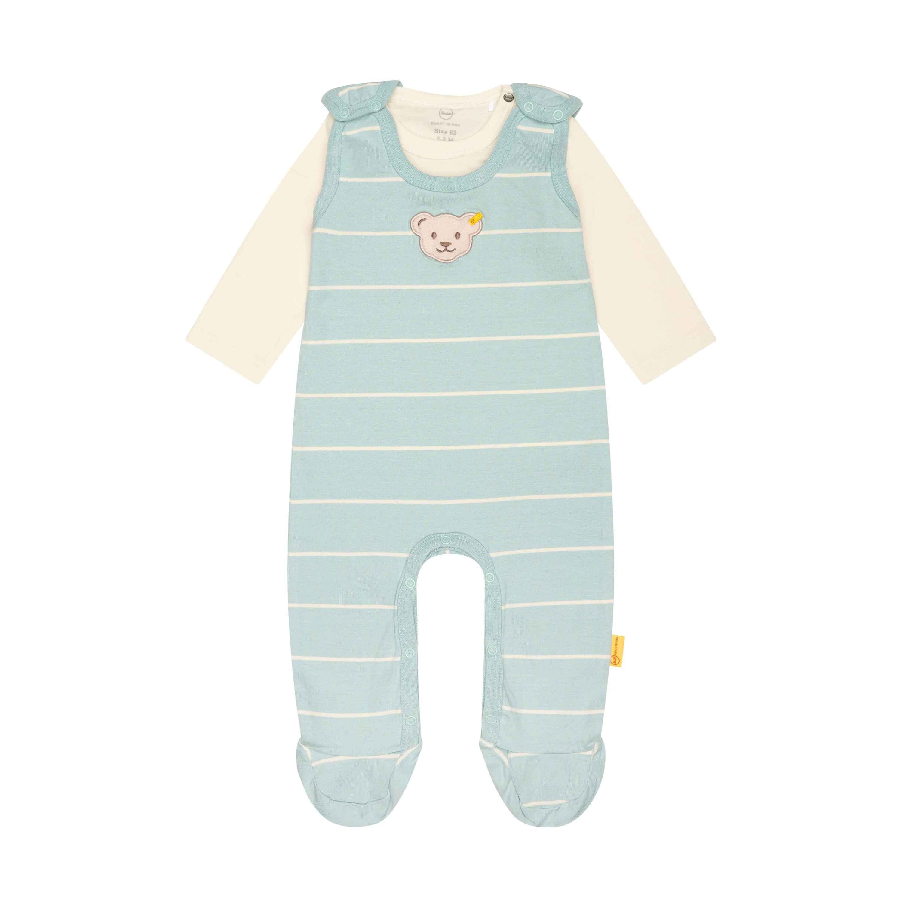 Steiff Strampler Set Strampler + T-Shirt langarm Baby Wellness