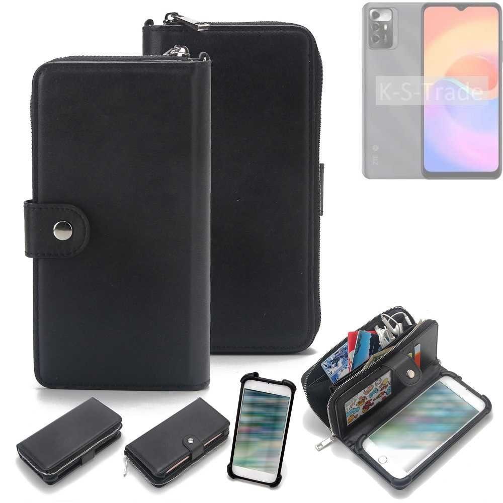 K S Trade Handyhülle Für Zte Blade V40 Smart 5g 2in1 Handyhülle