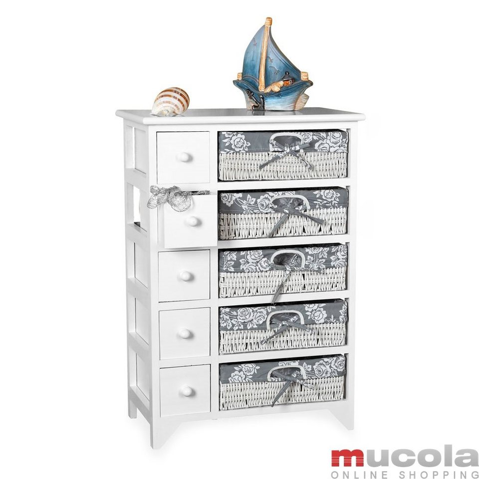 Feel2home Kommode Kommode Körbe Sideboard Highboard Schrank