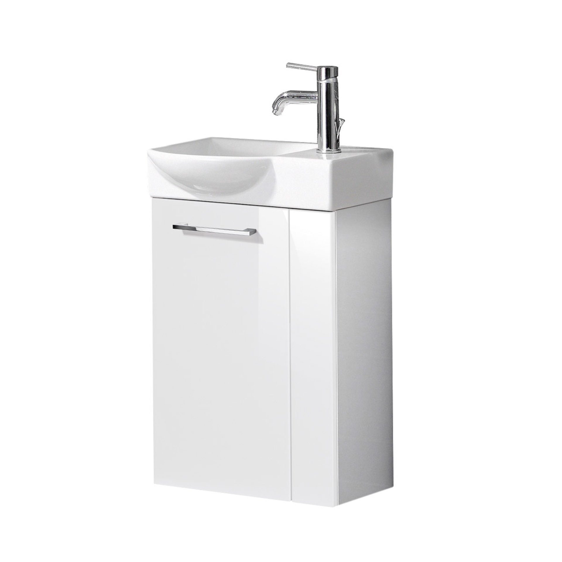 Fackelmann Waschbecken Sbc Sceno Gäste Wc Set 3 Teilig 45 Cm Weiß