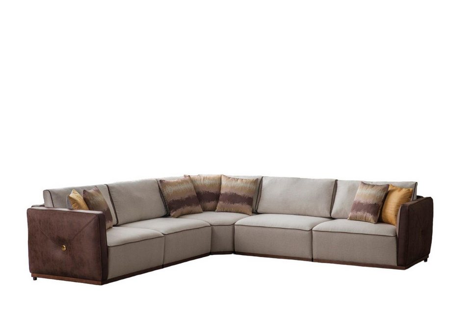 Jvmoebel Ecksofa Luxus Ecksofa Sofas L Form Großes Sofa Eck