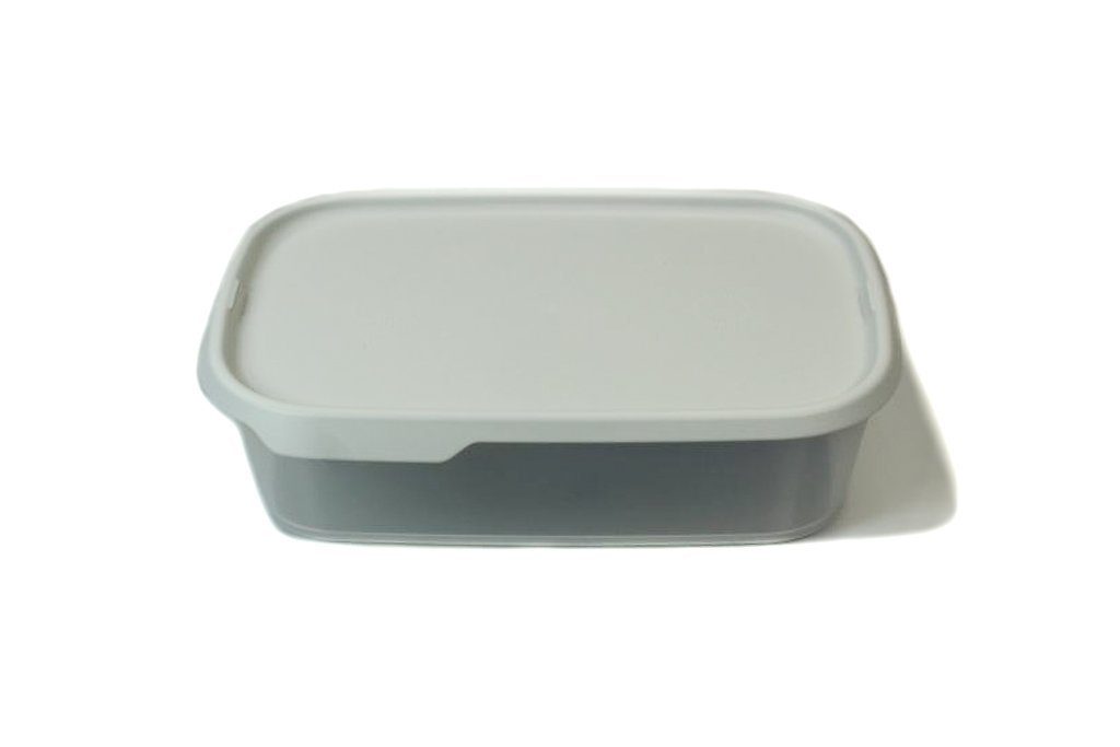 TUPPERWARE Vorratsdose One Touch Fresh 1,3 L grau flach Eidgenosse