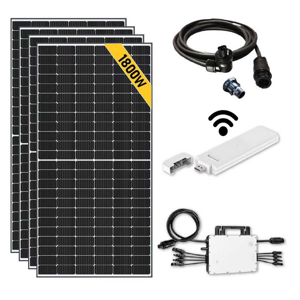 Epp Solar Solaranlage 1800w Photovoltaik Balkonkraftwerk Mini Pv Anlage