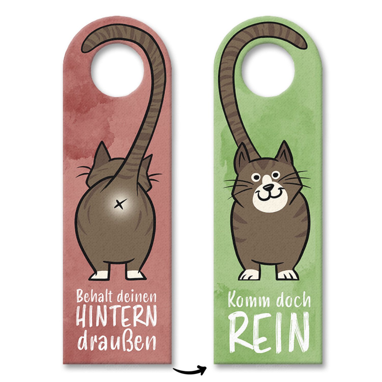 speecheese Dekohänger Komm doch rein oder Behalt deinen Hintern draußen ...