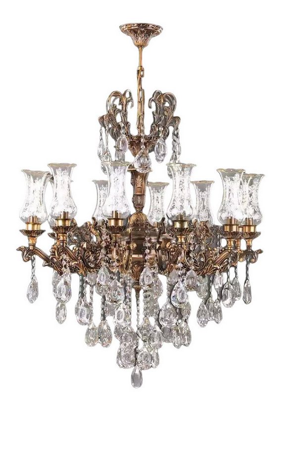 Jvmoebel Deckenleuchte Deckenlampe Deckenleuchter Gold Kronleuchter