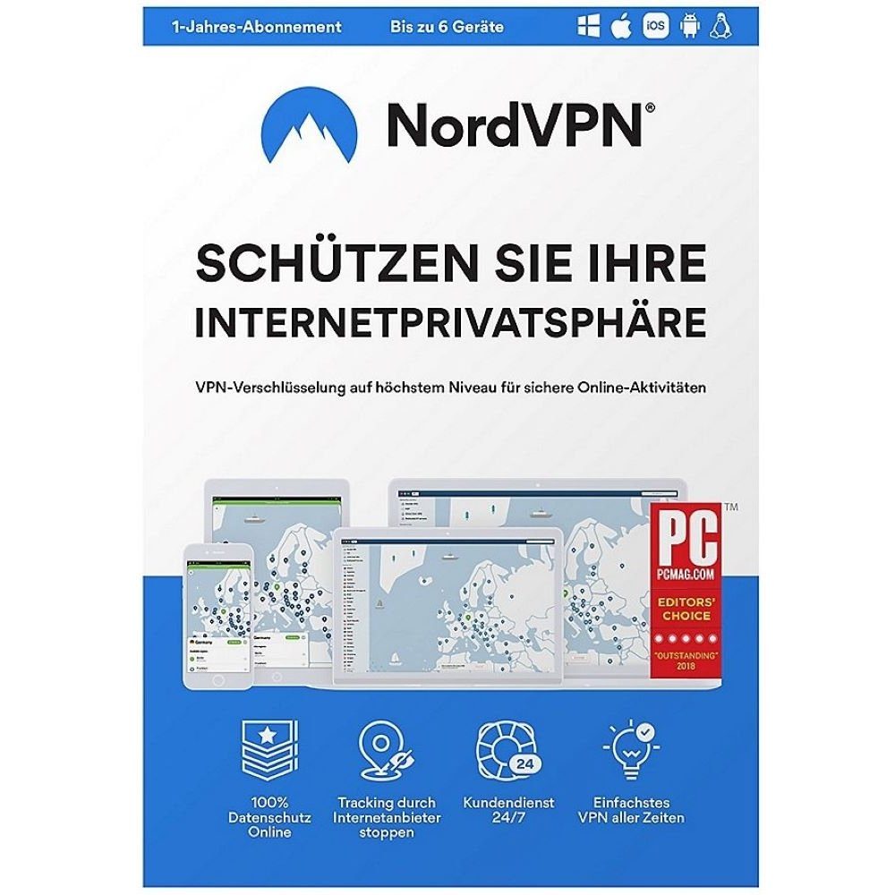 NordVPN Sicherheitsgruppe Nord VPN - Software - MacOS/Windows/Android/iOS