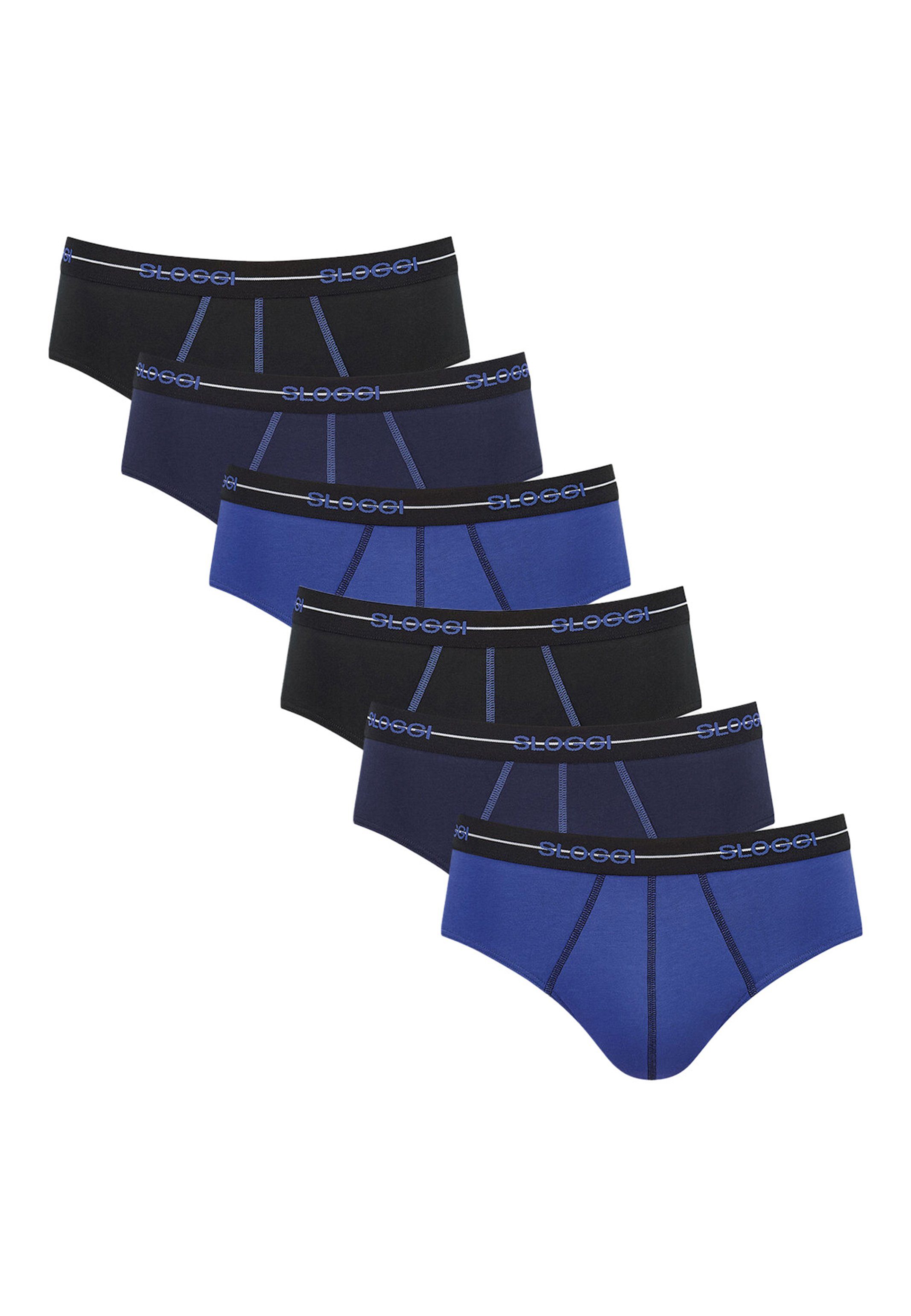 Sloggi Slip 6er Pack Start Spar Set 6 St Midi Slip Unterhose