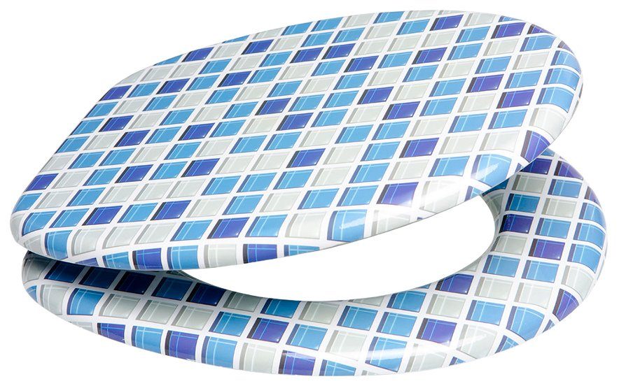 Sanilo Wc Sitz Mosaik Blau Mit Absenkautomatik Otto