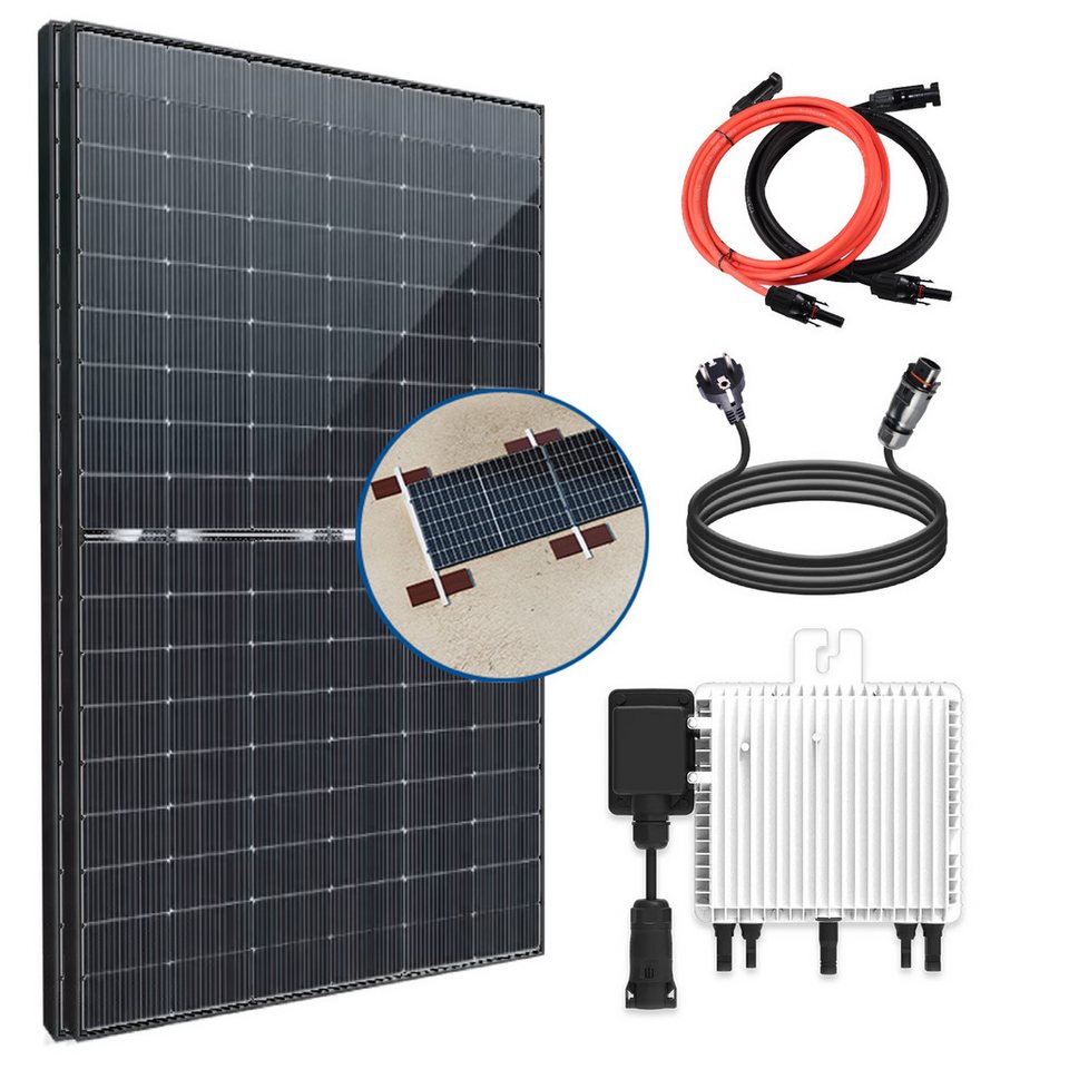 Campergold Solaranlage 880w Balkonkraftwerk Bifazial 800w Komplettset
