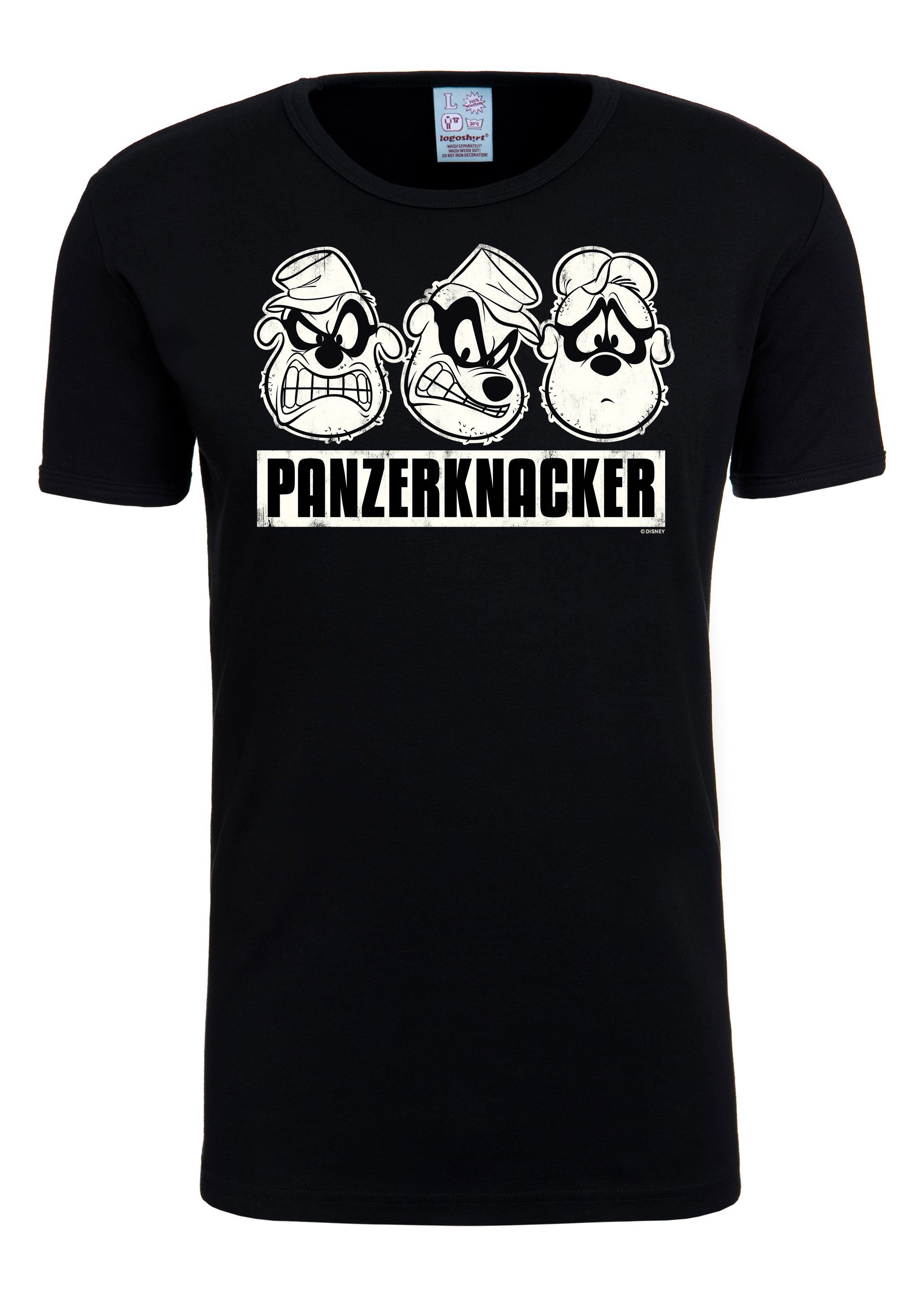 LOGOSHIRT T-Shirt Disney - Panzerknacker mit Panzerknacker-Frontprint