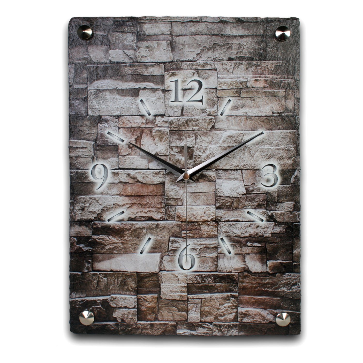 Kreative Feder Wanduhr Design Wanduhr Aus Stein Beton „steinoptik