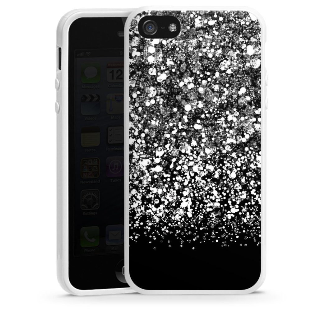Deindesign Handyhülle Snow Fall Glitter Look Apple Iphone 5s Hülle