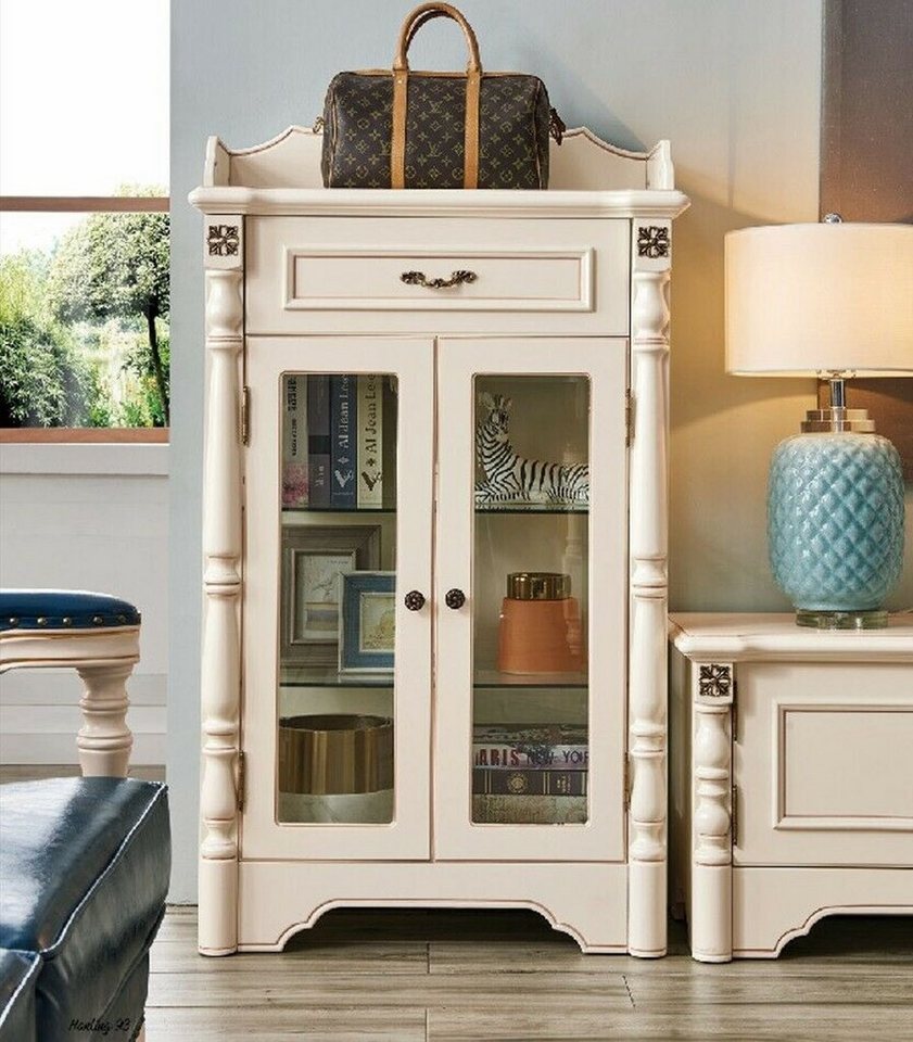 Jvmoebel Vitrine Schrank Kommode Vitrine Klassisch Stil Möbel Sideboard