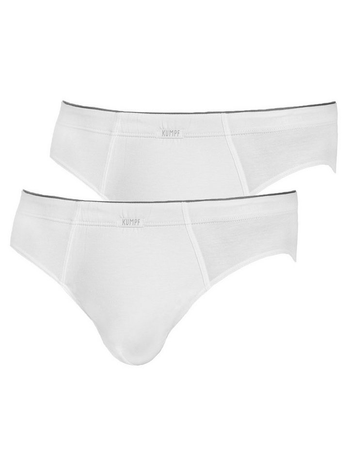Kumpf Slip 2er Sparpack Herren Slip Single Jersey Spar Set 2 St