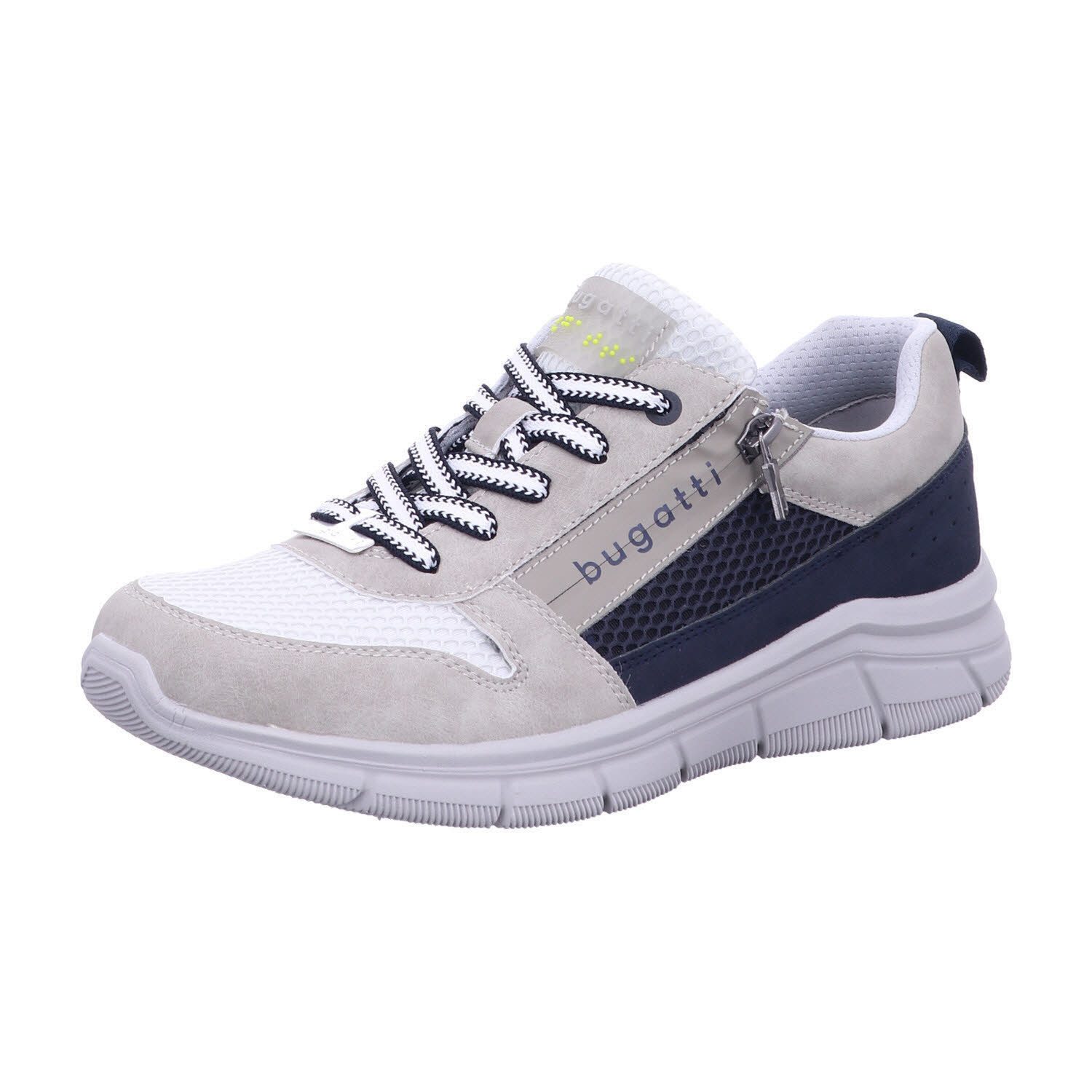 bugatti Sneaker Leder/Textil Sneaker, Absatzhöhe: 4 cm