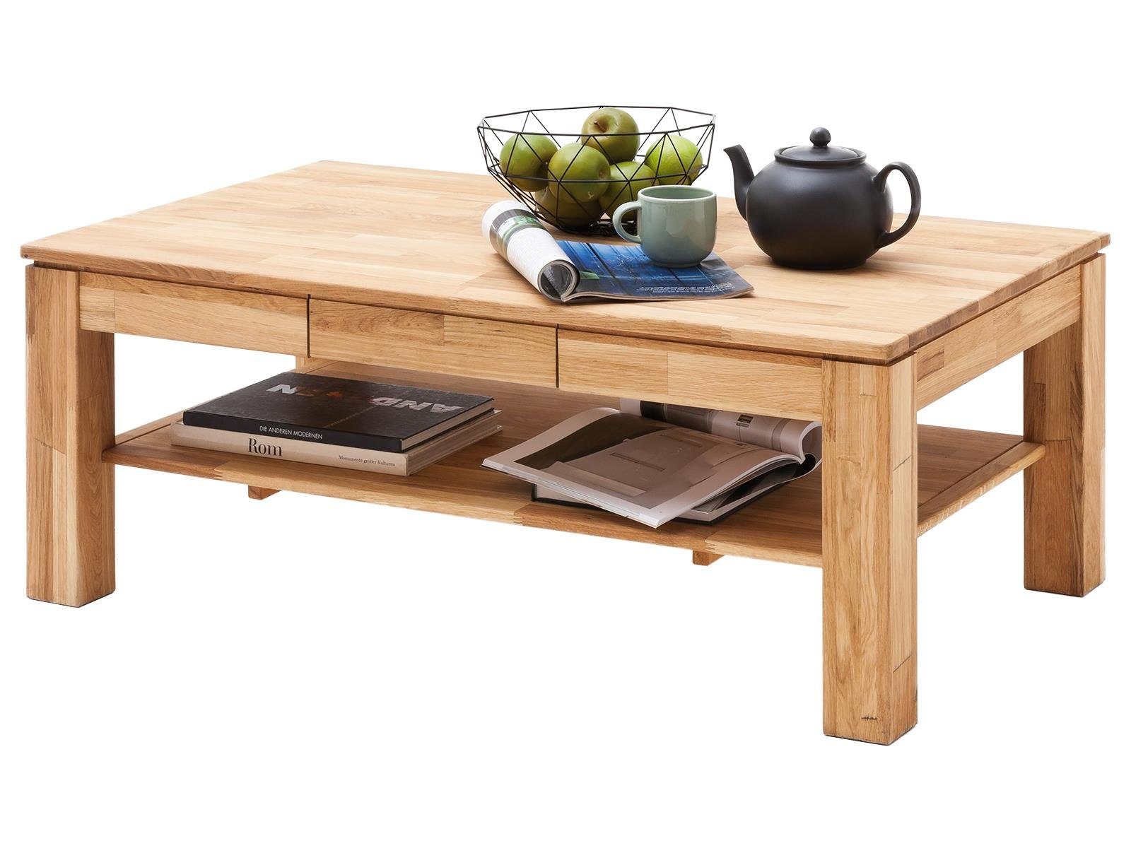 Möbelando Couchtisch Almeda Moderner Couchtisch Aus Massivholz In