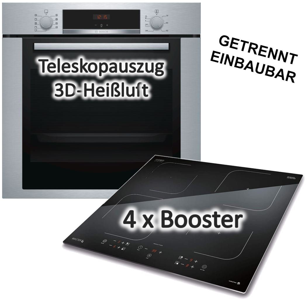 Bosch Induktions Herd Set Einbaubackofen Mit Caso Induktionskochfeld