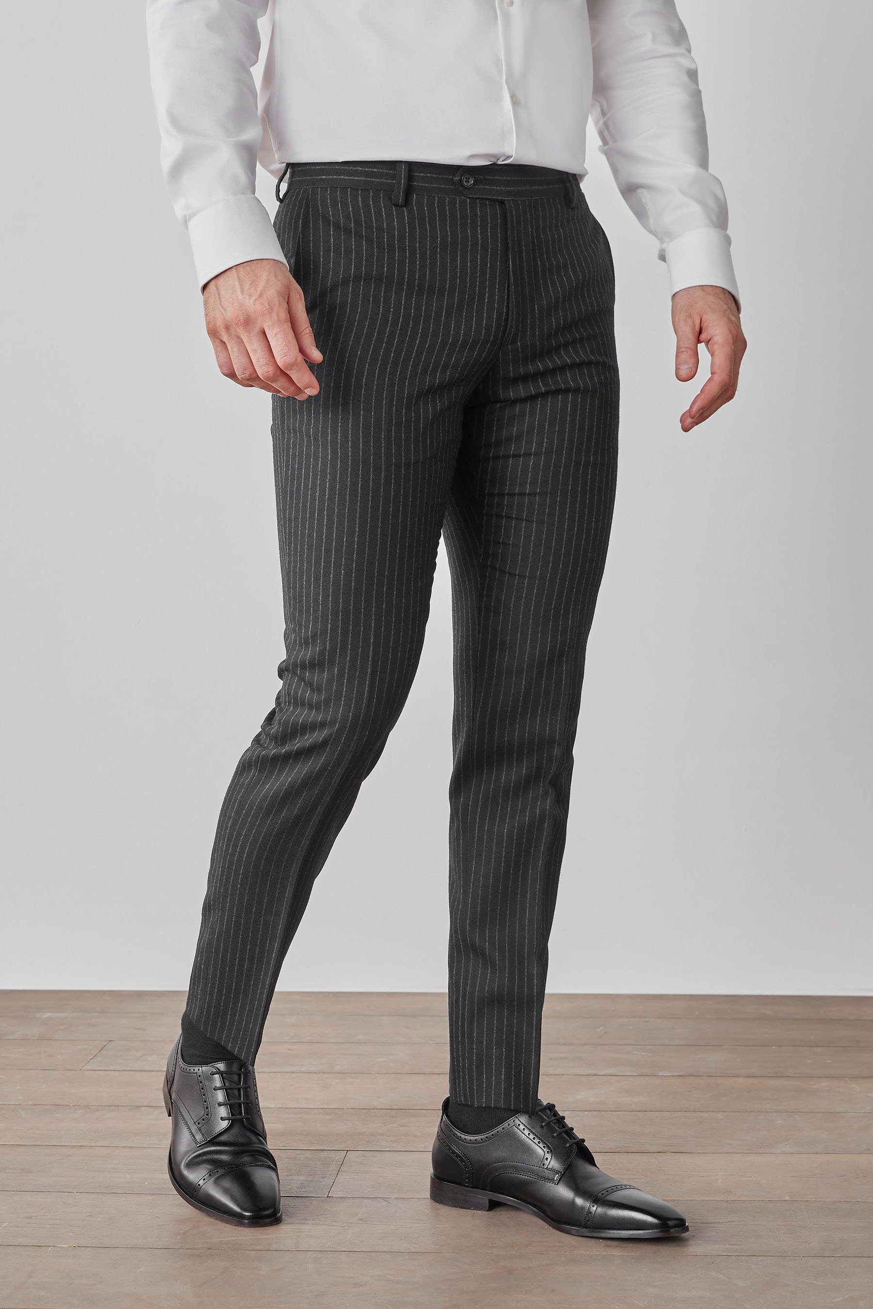 Next Anzughose Signature Anzug Mit Streifen Slim Fit Hose 1 Tlg
