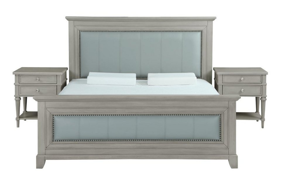 Jvmoebel Schlafzimmer Set Schlafzimmer Bett Nachttische 3 Tlg Set