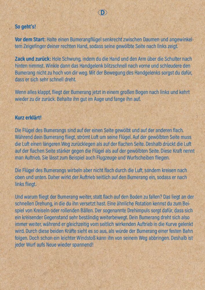Moses. Verlag Wurfscheibe Bumerang, Wurfspiel für Kinder ...