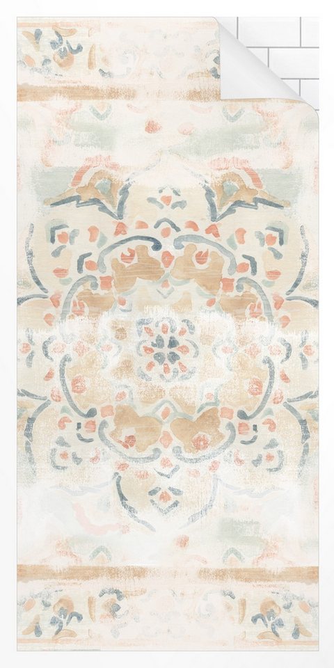 Bilderdepot24 Badrückwand Muster Beige Duschrückwand Ohne Bohren Dusche