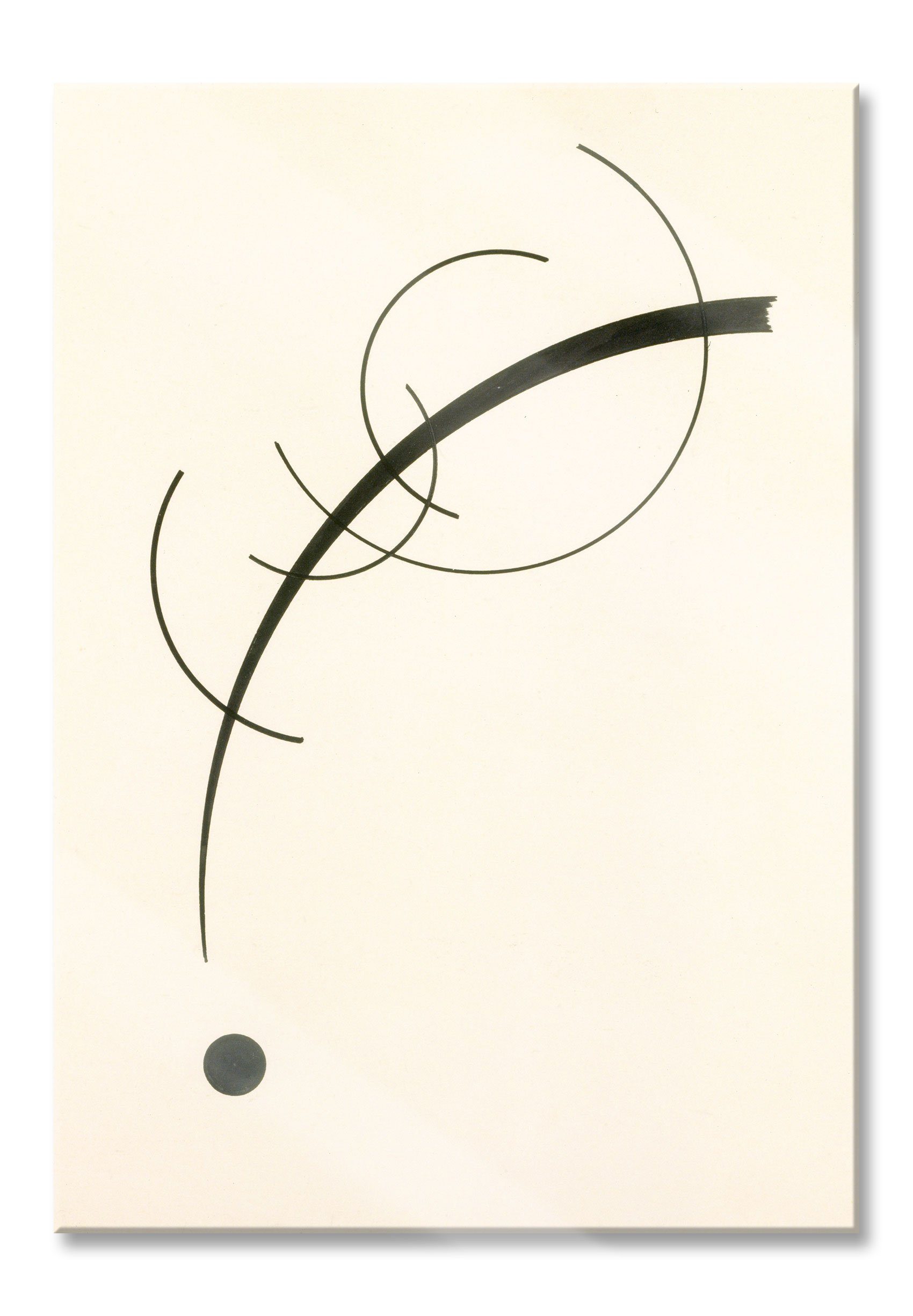 Pixxprint Glasbild Wassily Kandinsky Fern Wassily Kandinsky Fern