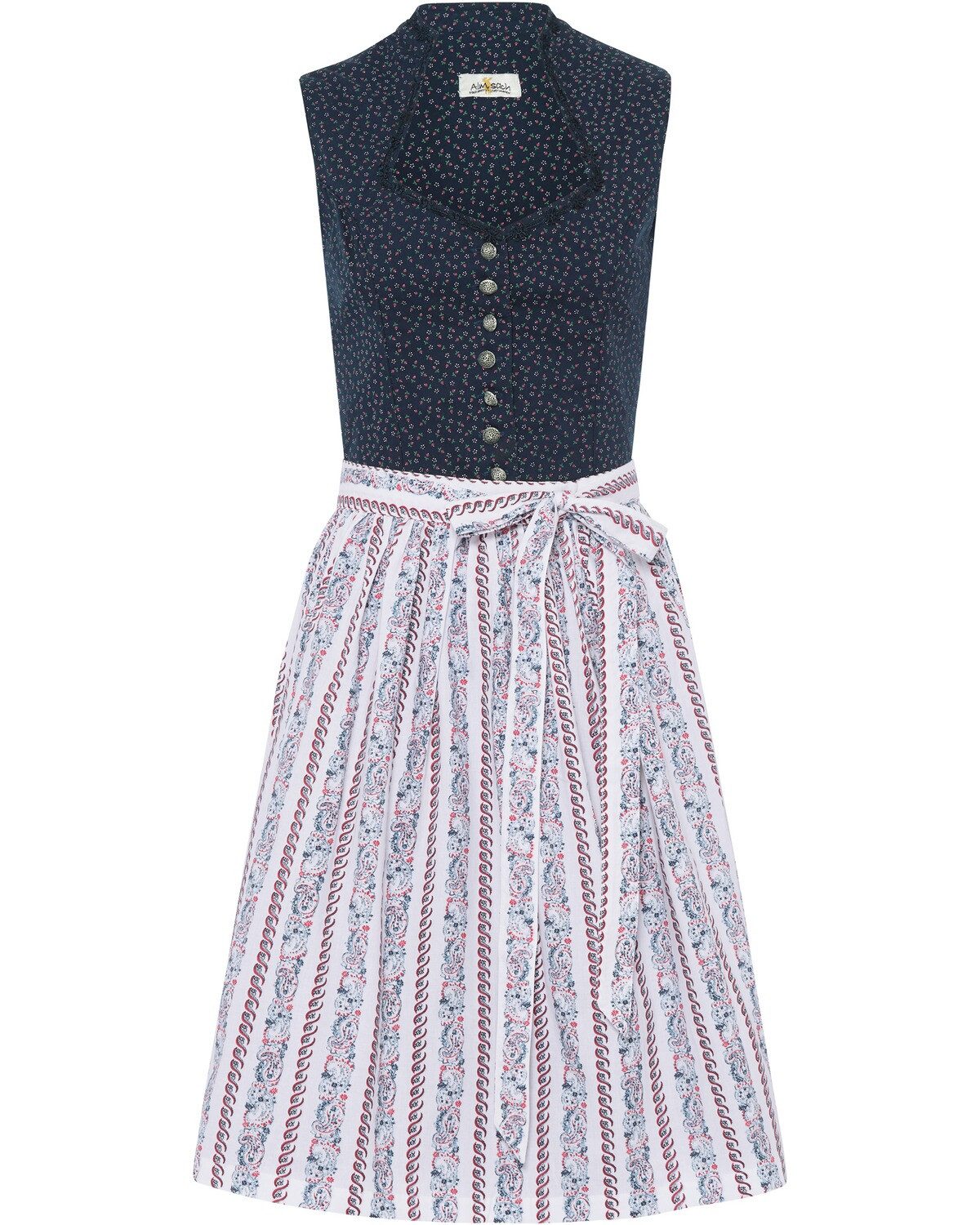 Almsach Dirndl Midi-Dirndl, Trachtenkleid