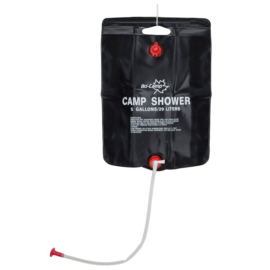 Bo-Camp Solardusche Campingdusche 20 L Schwarz