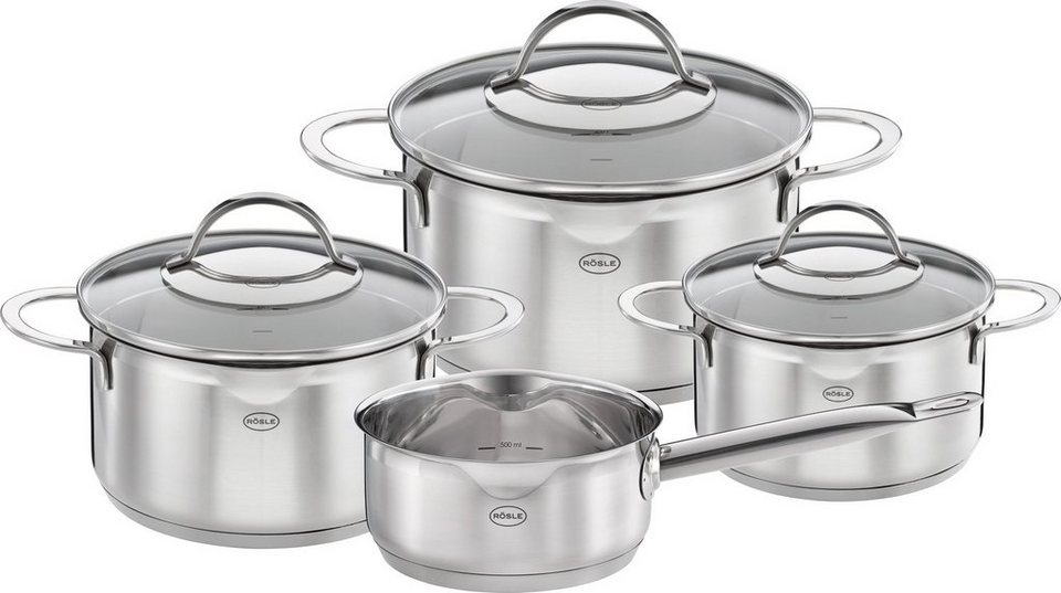 RÖsle Topf Set Exquisite Edelstahl 1810 Set 7 Tlg Je 1 Kochtopf Ø