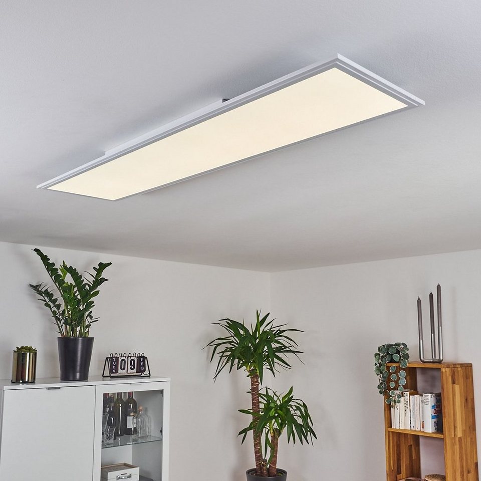 Hofstein Panel Forme Led Deckenpanel Eckiges Panel Aus Metall Und