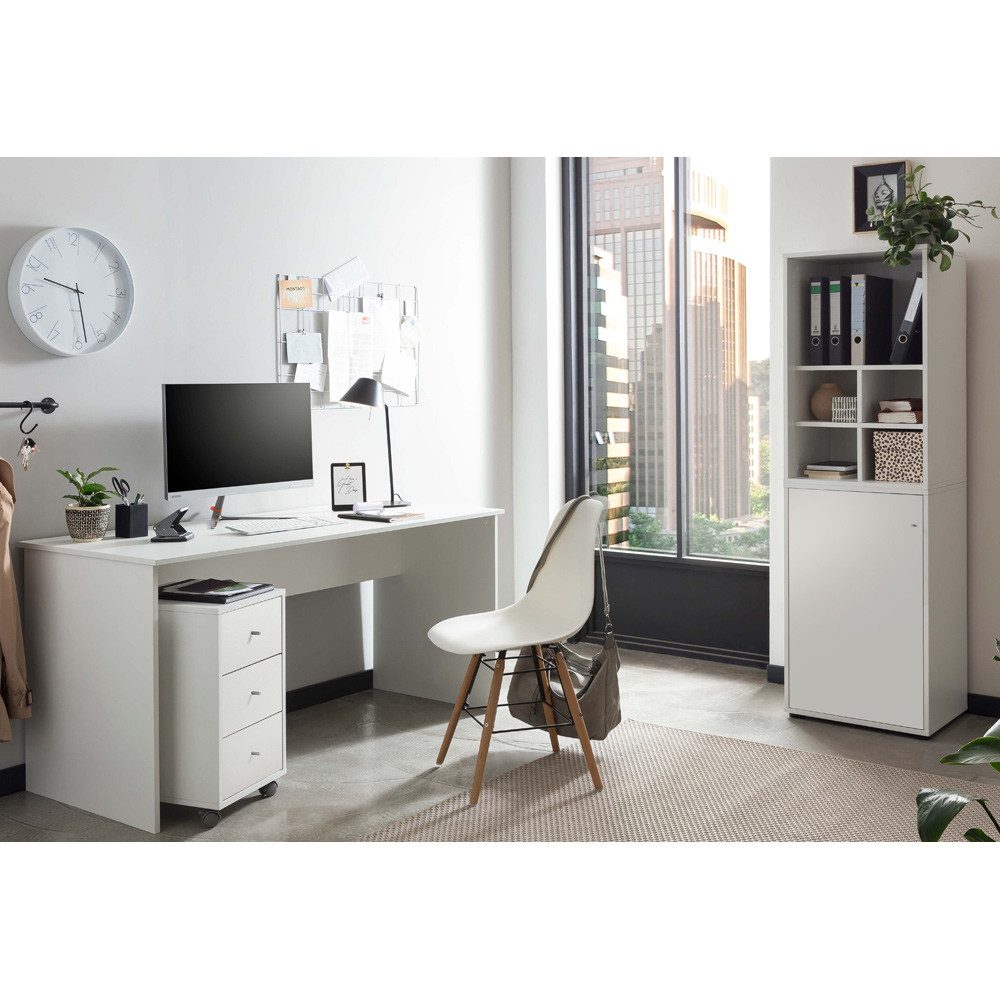 Lomadox Büromöbel Set Braga 80 Spar Set 3 Tlg Computertisch