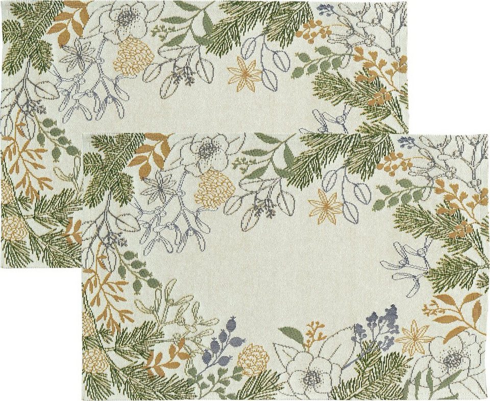 Platzset Tischset Belle 2er Pack Sander Table Home 2 St