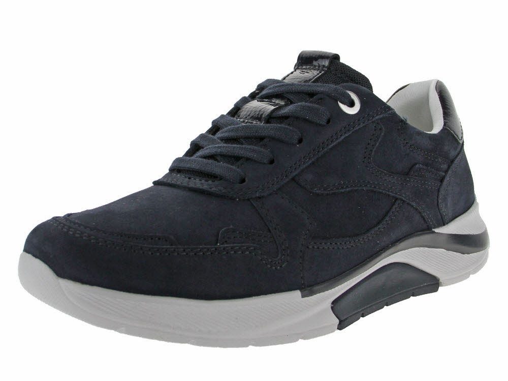 Gabor Gabor Rolling Soft Damen Sneaker Schnürschuh, blau