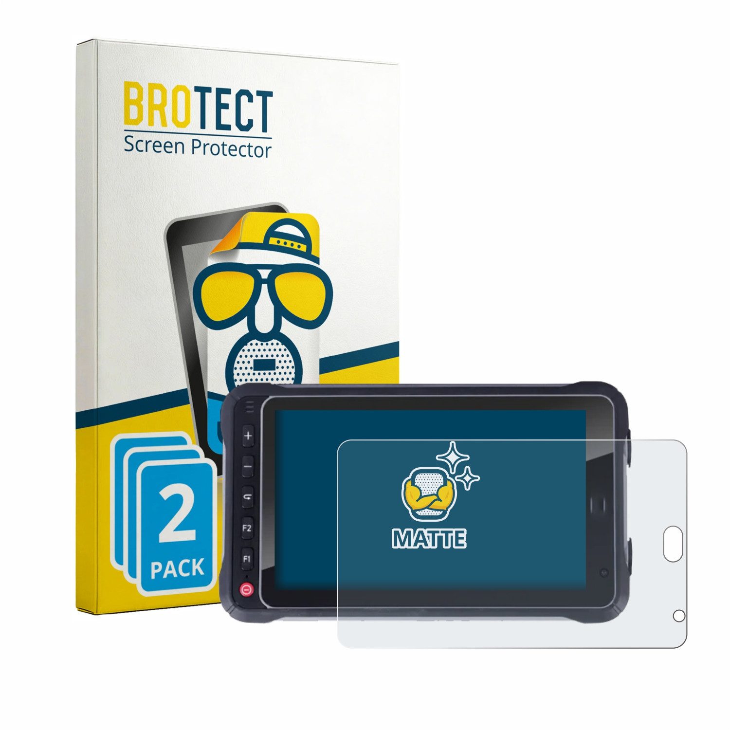BROTECT Displayschutzfolie Schutzfolie für Ascrecem KIDS710 7", 2 Stück ...