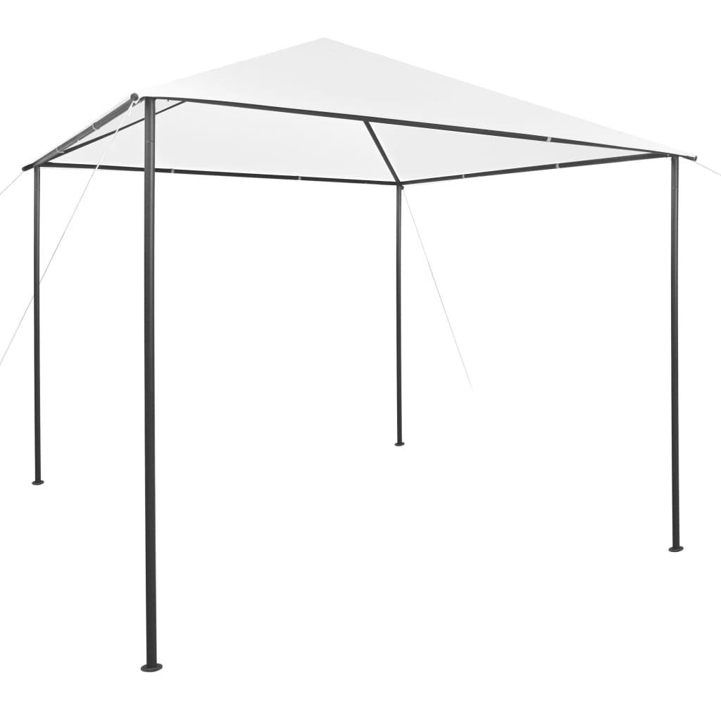 furnicato Pavillon Eleganter 4x4m in Weiß für Garten und Events ...
