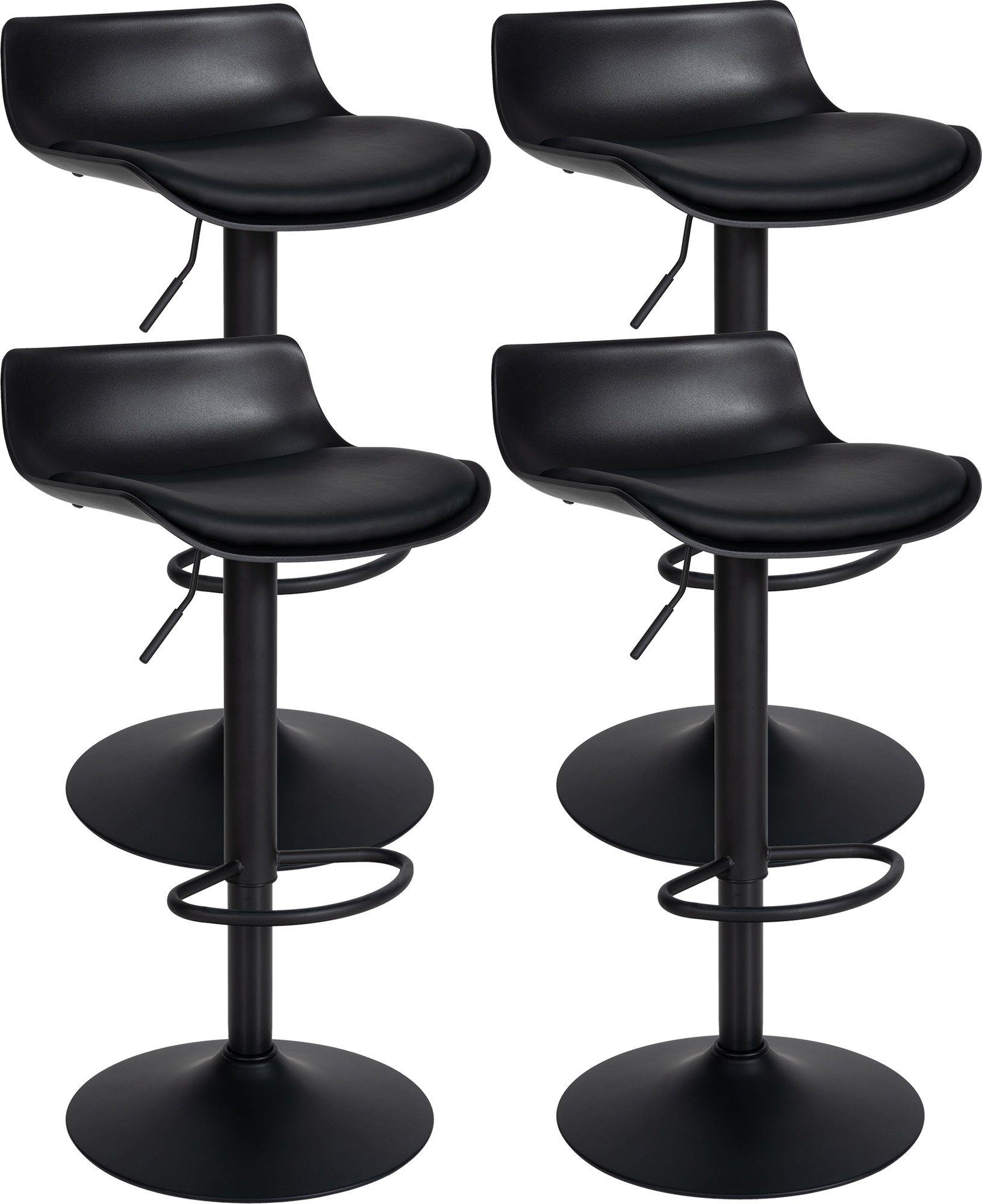 Clp Barhocker Aveiro 4er Set 4 St 4er Drehbar Und Stufenlos
