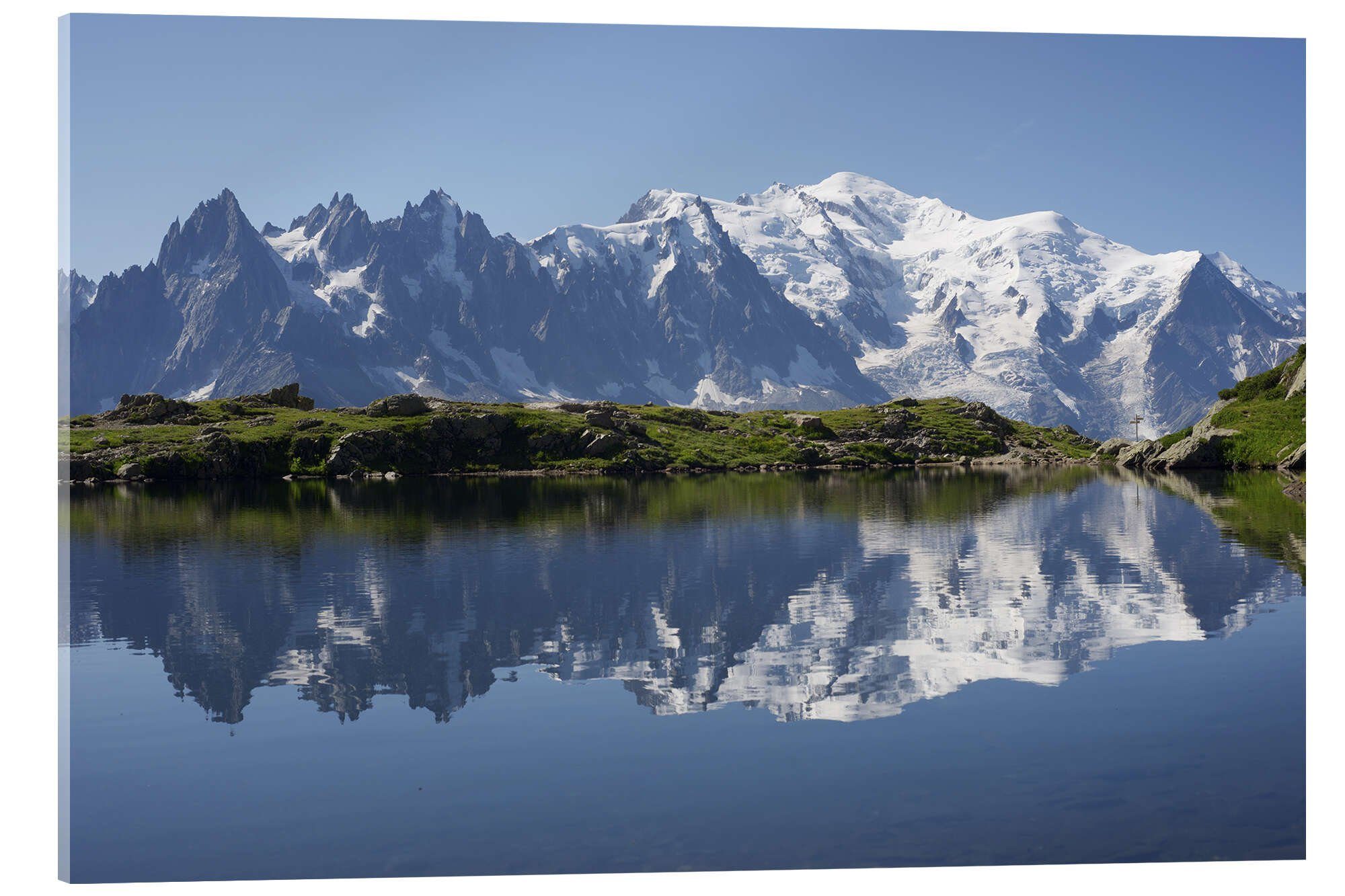 Posterlounge Acrylglasbild Editors Choice See Mit Mont Blanc Massiv