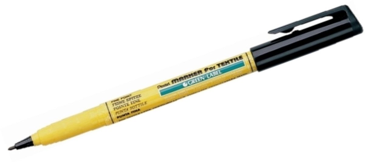 PENTEL Permanentmarker Textilmarker permanent 1,0mm schwarz