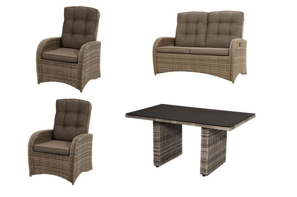 Ploß Gartenlounge-Set Rabida Comfort, besonders Farbecht und UV-Beständig