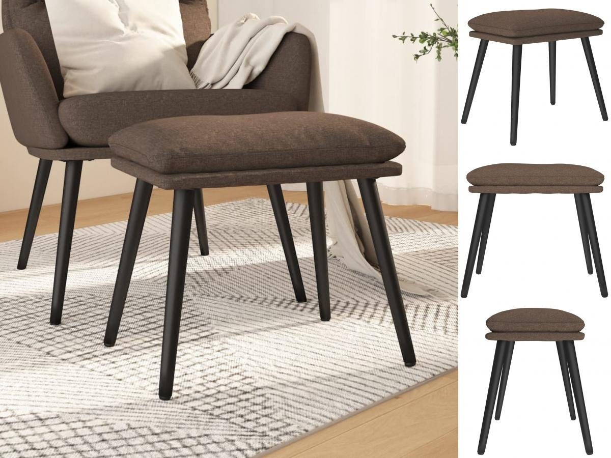 Vidaxl Fußhocker Fußhocker Taupe 45x295x39 Cm Stoff Fußablage Hocker