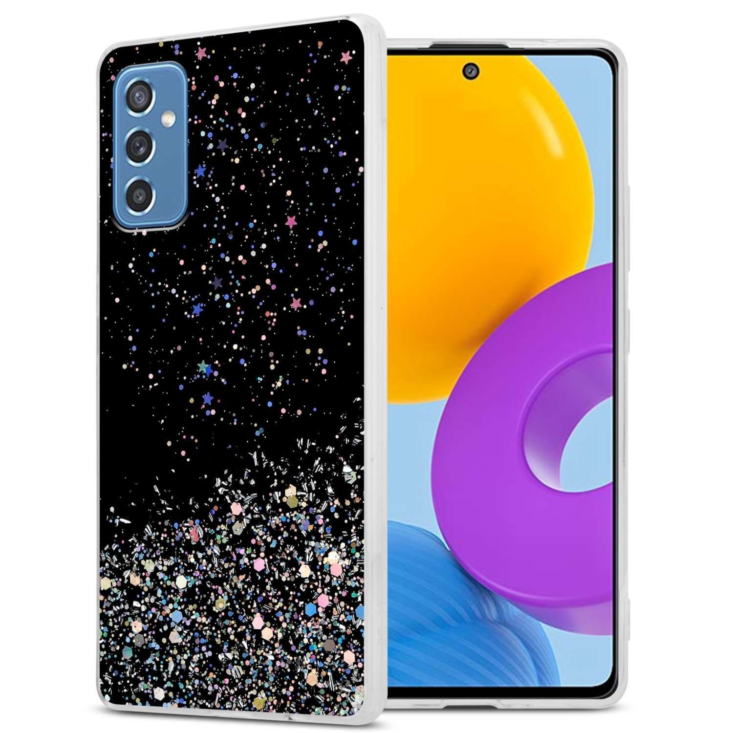 Cadorabo Handyhülle Tpu Funkelnder Glitter Samsung Galaxy M52 5g