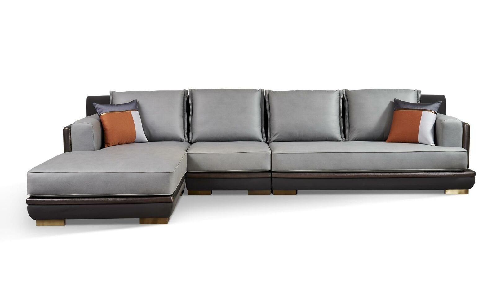 Jvmoebel Ecksofa Ecksofa Leder Sofa Polstergarnitur Moderne