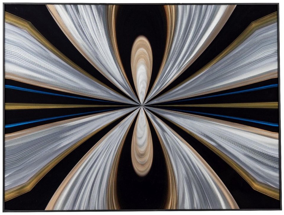 Formano Wanddekoobjekt Modern Art Farbe Schwarz Silber Gold